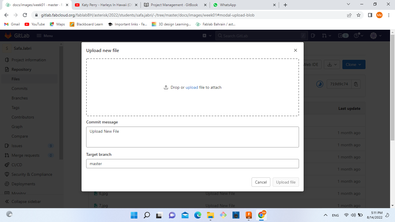 1. Project management - Your name - Fab Academy